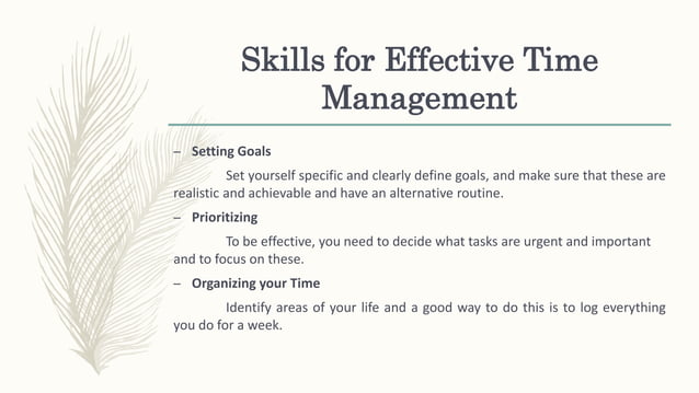 Effective Study Habits and Time Management | PPTX