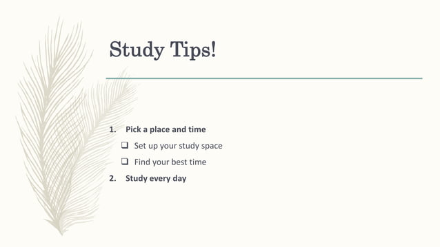 Effective Study Habits and Time Management | PPTX