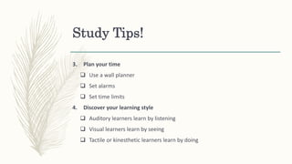 Effective Study Habits and Time Management | PPTX
