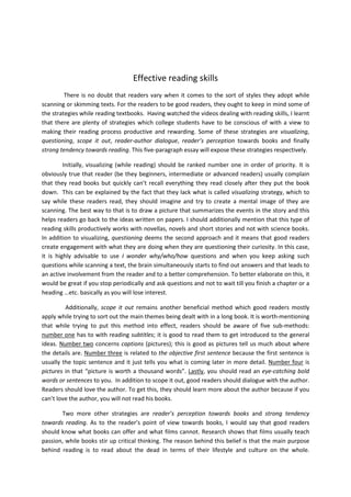 Effective study skills | PDF | Fiction | Books and Literature