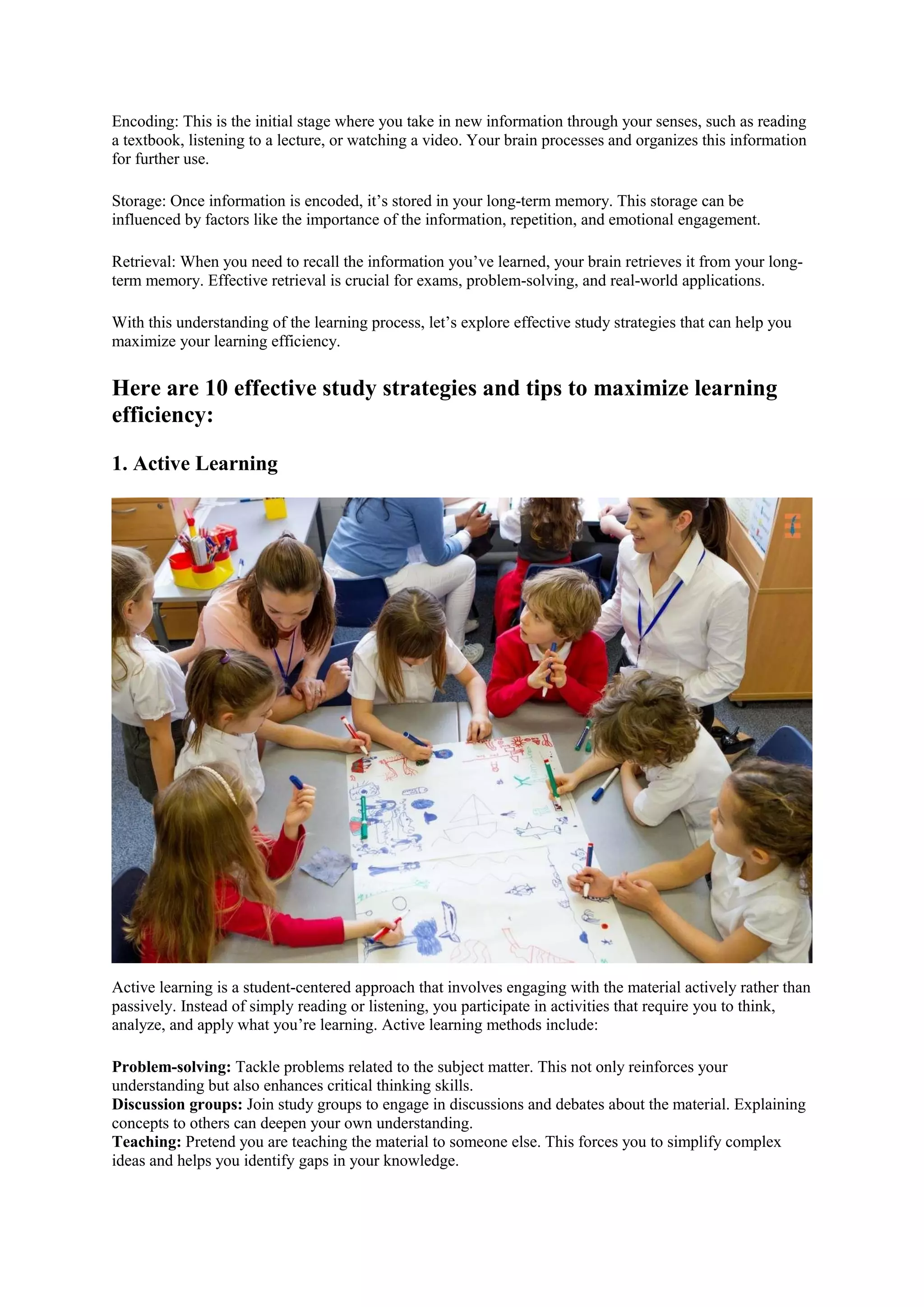 10 Effective Study Strategies And Tips To Maximize Learning Efficiency ...