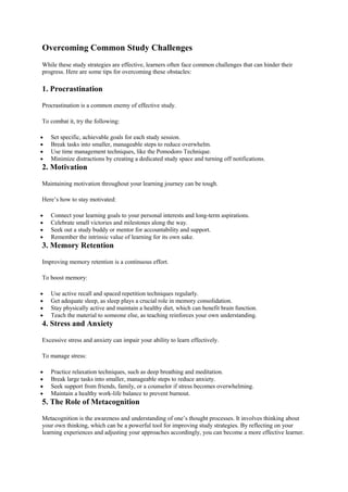 10 Effective Study Strategies And Tips To Maximize Learning Efficiency ...