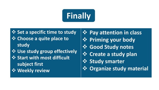 11 Effective study tips by Zeeshan Talib | PPT