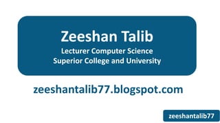 11 Effective study tips by Zeeshan Talib | PPTX | Educational ...