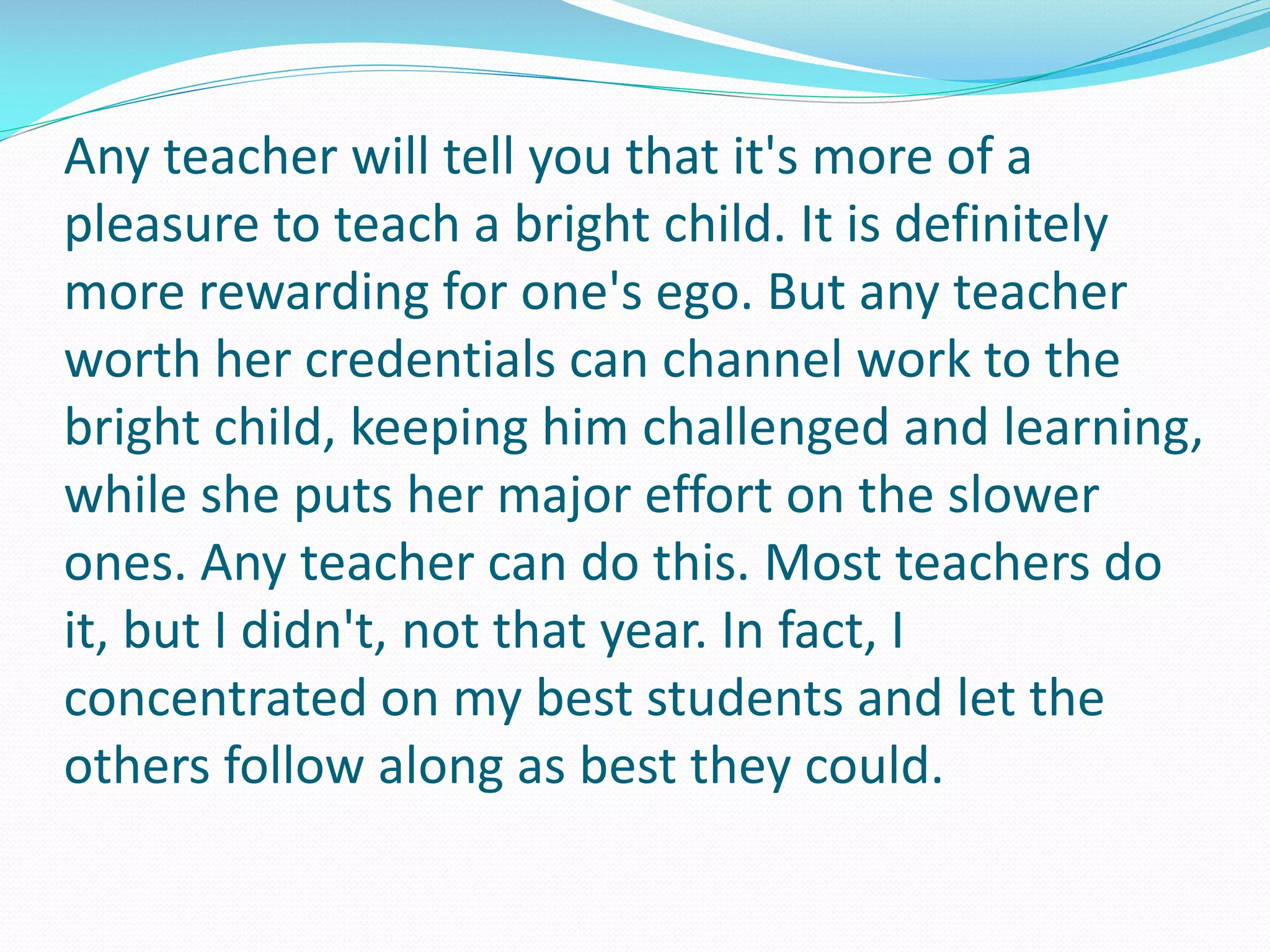 Effective Teachers Ppt Pdf