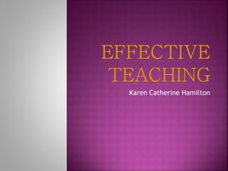 Effective teaching | PPT