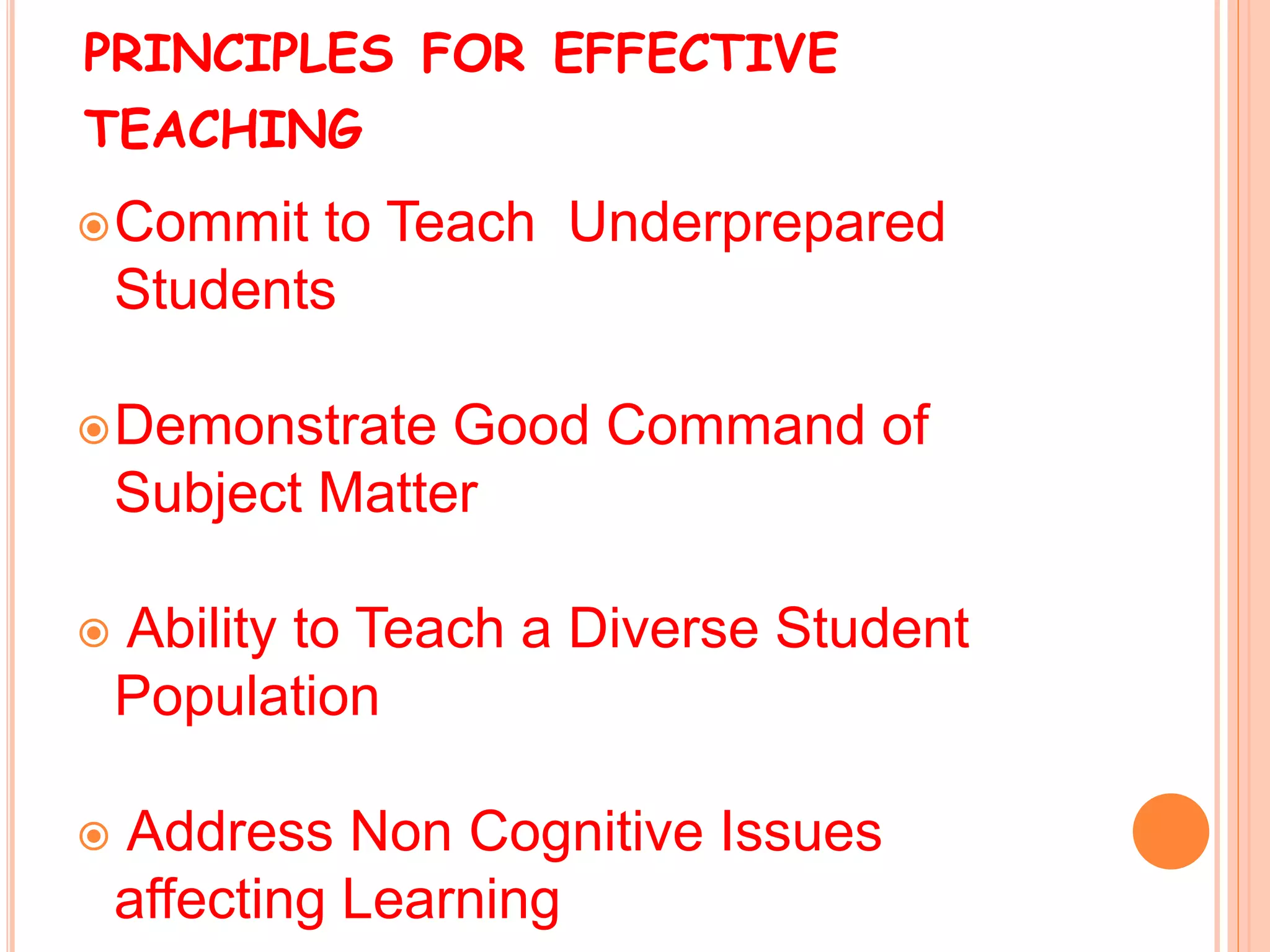 Effective teaching | PPT