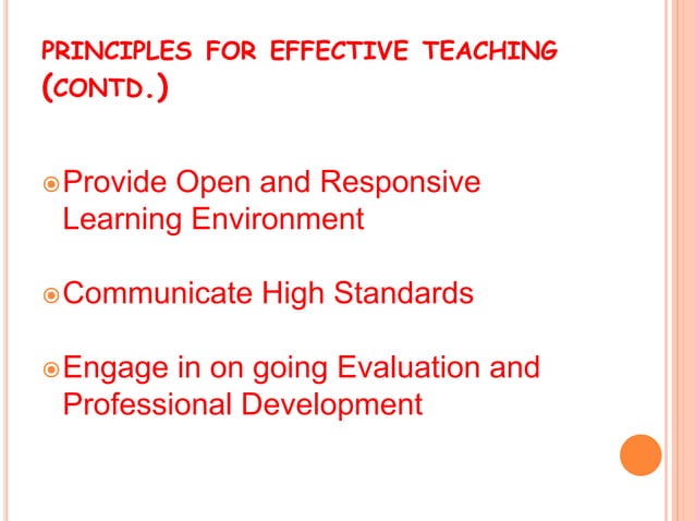 Effective teaching | PPT