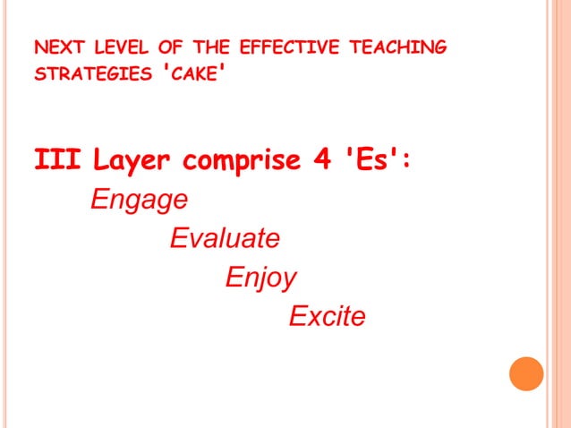 Effective teaching | PPT