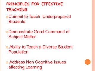 Effective teaching | PPT