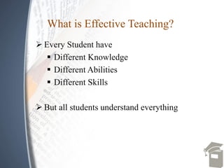 Effective Teaching and Effective Teacher | PDF | Professional School ...