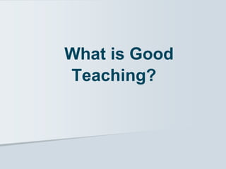 Effective Teaching | PPT