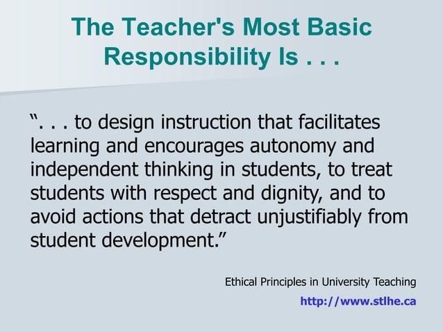 Effective Teaching | PPT | Professional School | Postgraduate Education