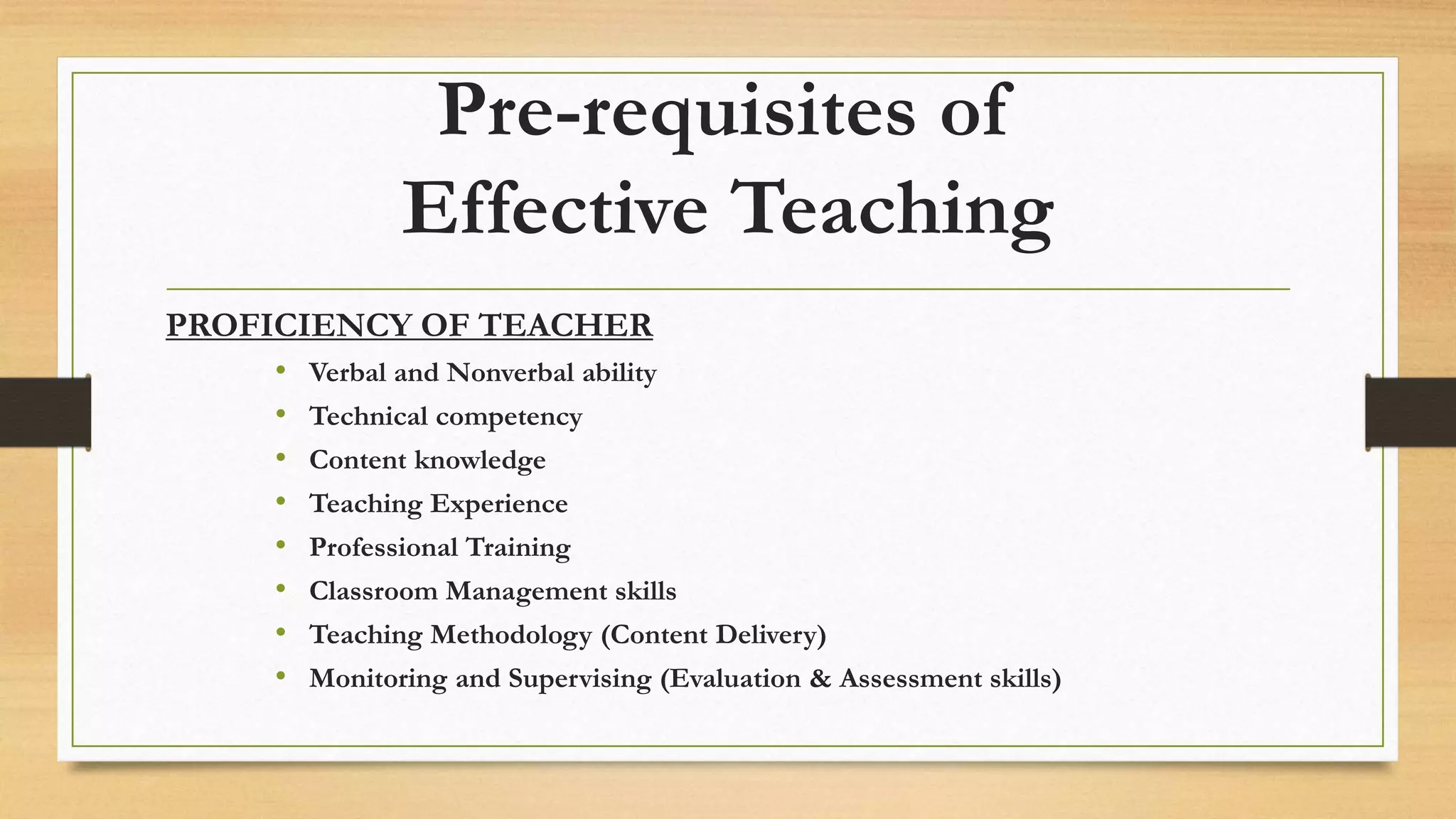 Effective Teaching Methods | PPTX