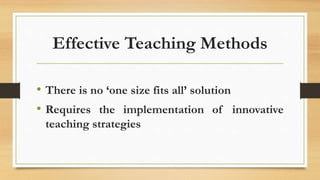 Effective Teaching Methods | PPTX