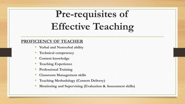 Effective Teaching Methods | PPTX