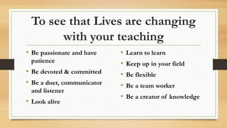 Effective Teaching Methods | PPTX