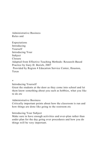 Effective Teaching MethodsResearch-Based PracticeCl.docx