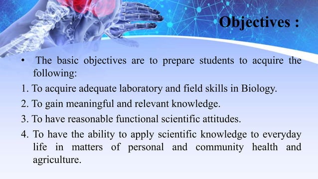 Effective teaching of biology | PPTX | Education