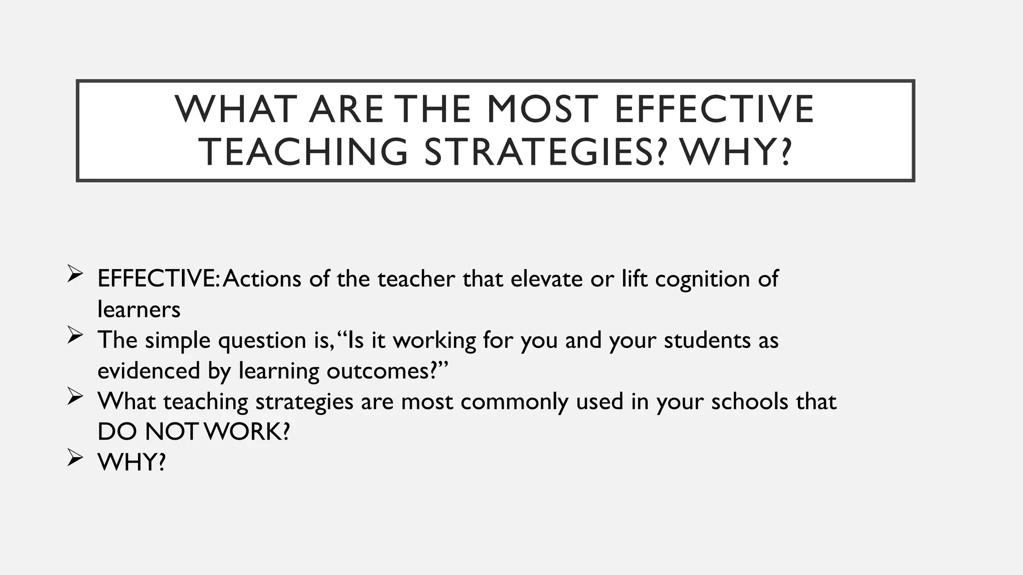 Effective teaching strategies for primary | PPTX