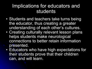 Effective teaching through_cultural_relevance | PPT
