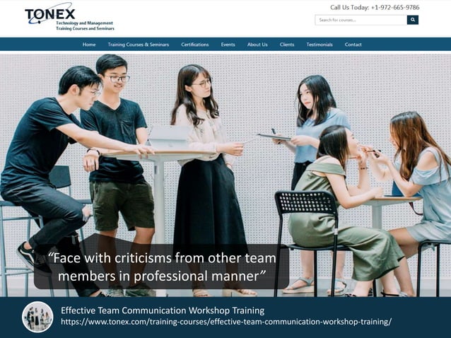 Effective team communication workshop training, Strategies and methods ...