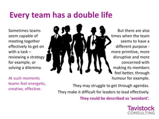 Effective team leadership. five guiding principles. | PDF