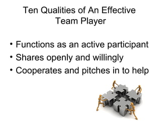 Effective team performance | PPT