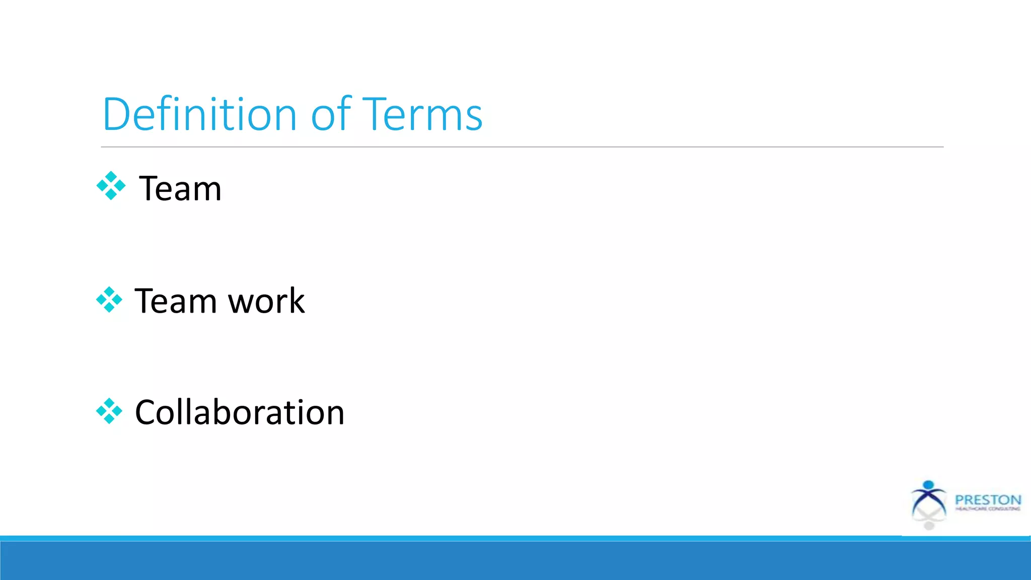 Effective teamwork in a work place | PPTX
