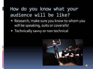 Effective technical Speaking and Presentations | PPSX