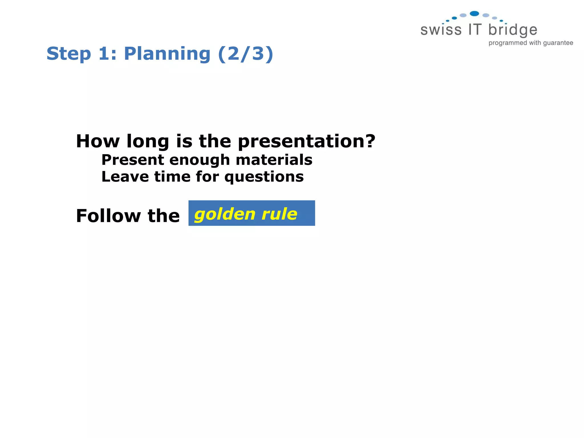 Effective technical presentation | PPT
