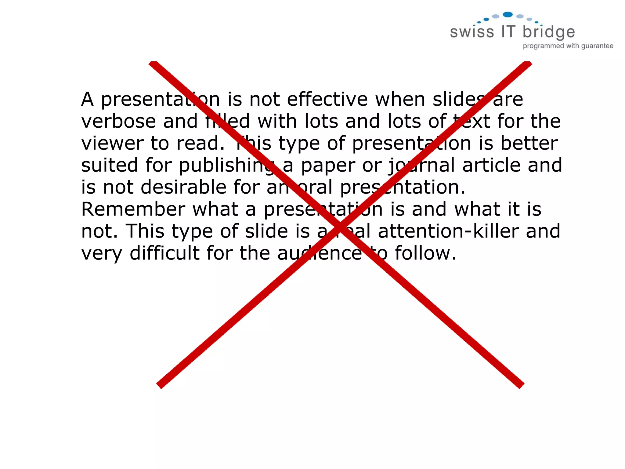 Effective technical presentation | PPT