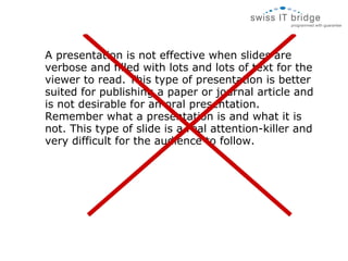 Effective technical presentation | PPT