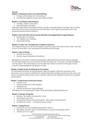 Effective technical report writing for engineers and techinical ...