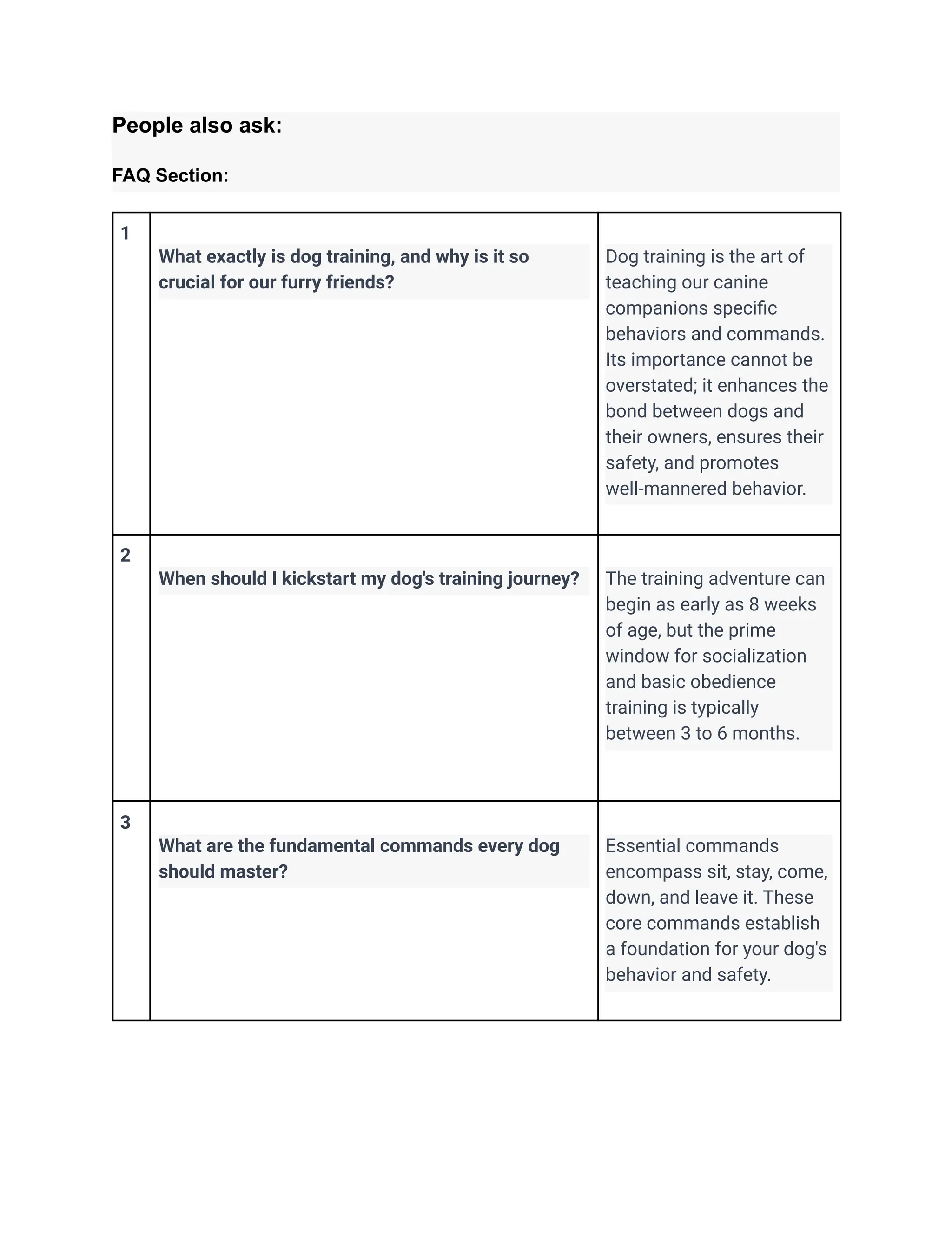 Dog Training Ultimate step by step guide | PDF