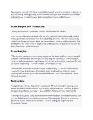 Dog Training Ultimate step by step guide | PDF | Dogs | Pets