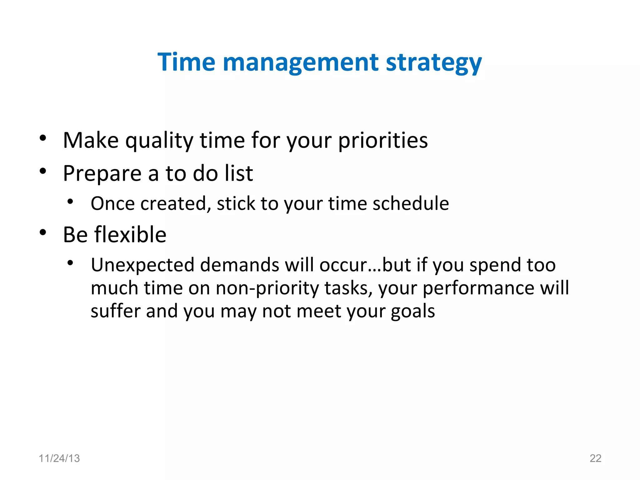 Effective time management | PPT
