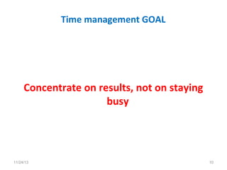 Effective time management | PPT