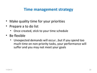 Effective time management | PPT