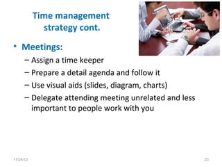 Effective time management | PPT