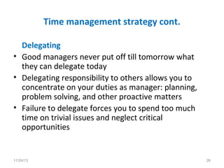 Effective time management | PPT