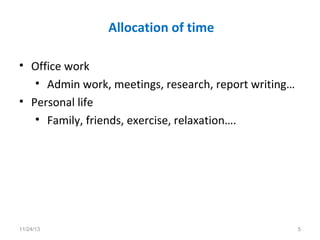 Effective time management | PPT