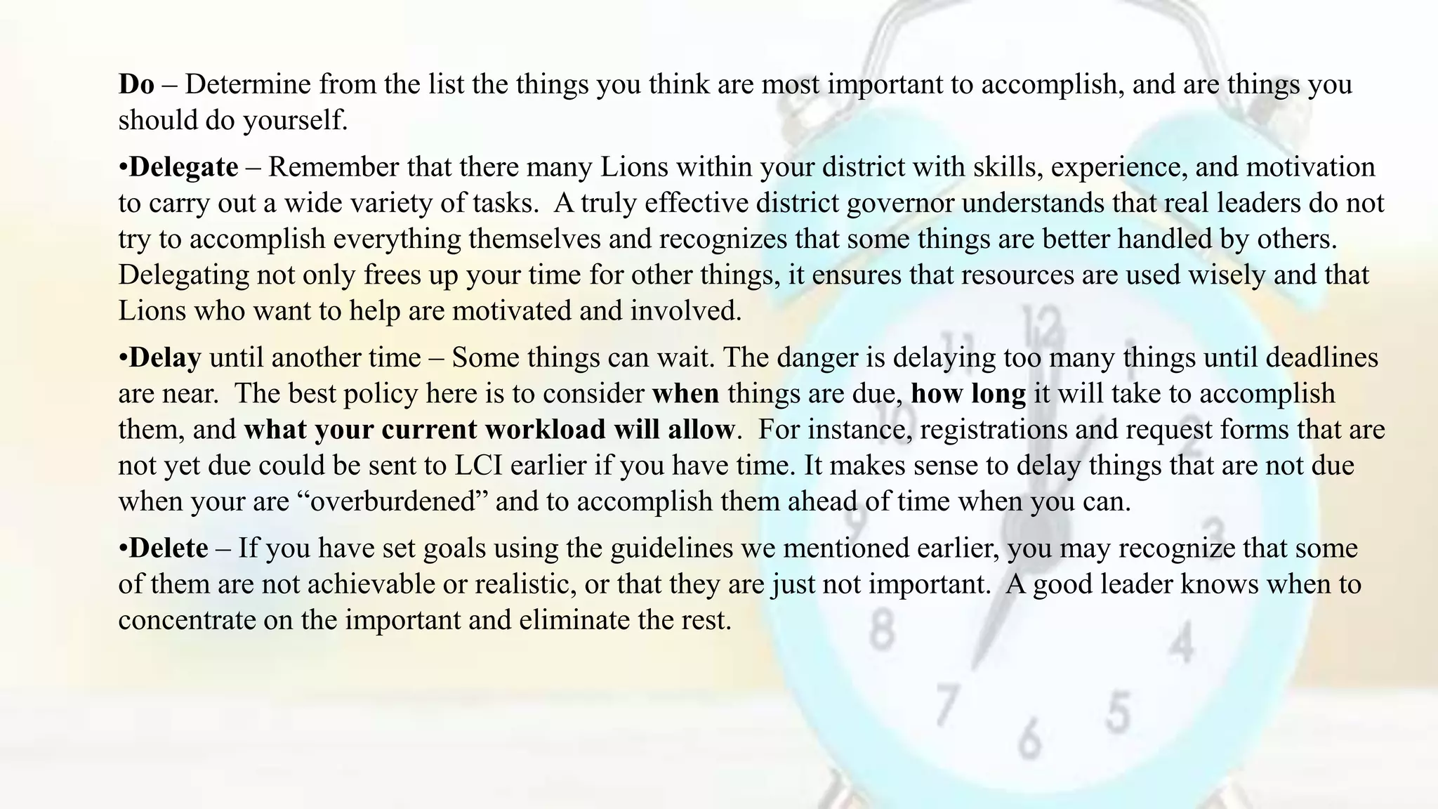 Effective Time Management | PPTX