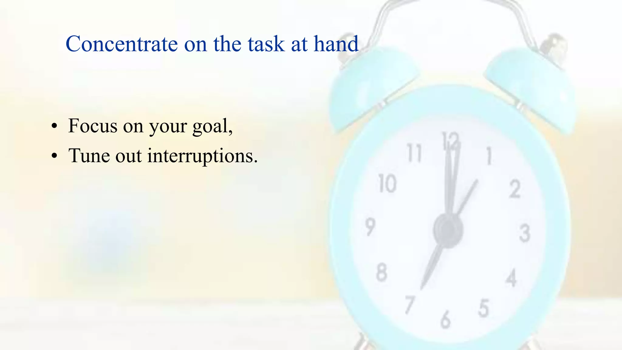 Effective Time Management | PPTX