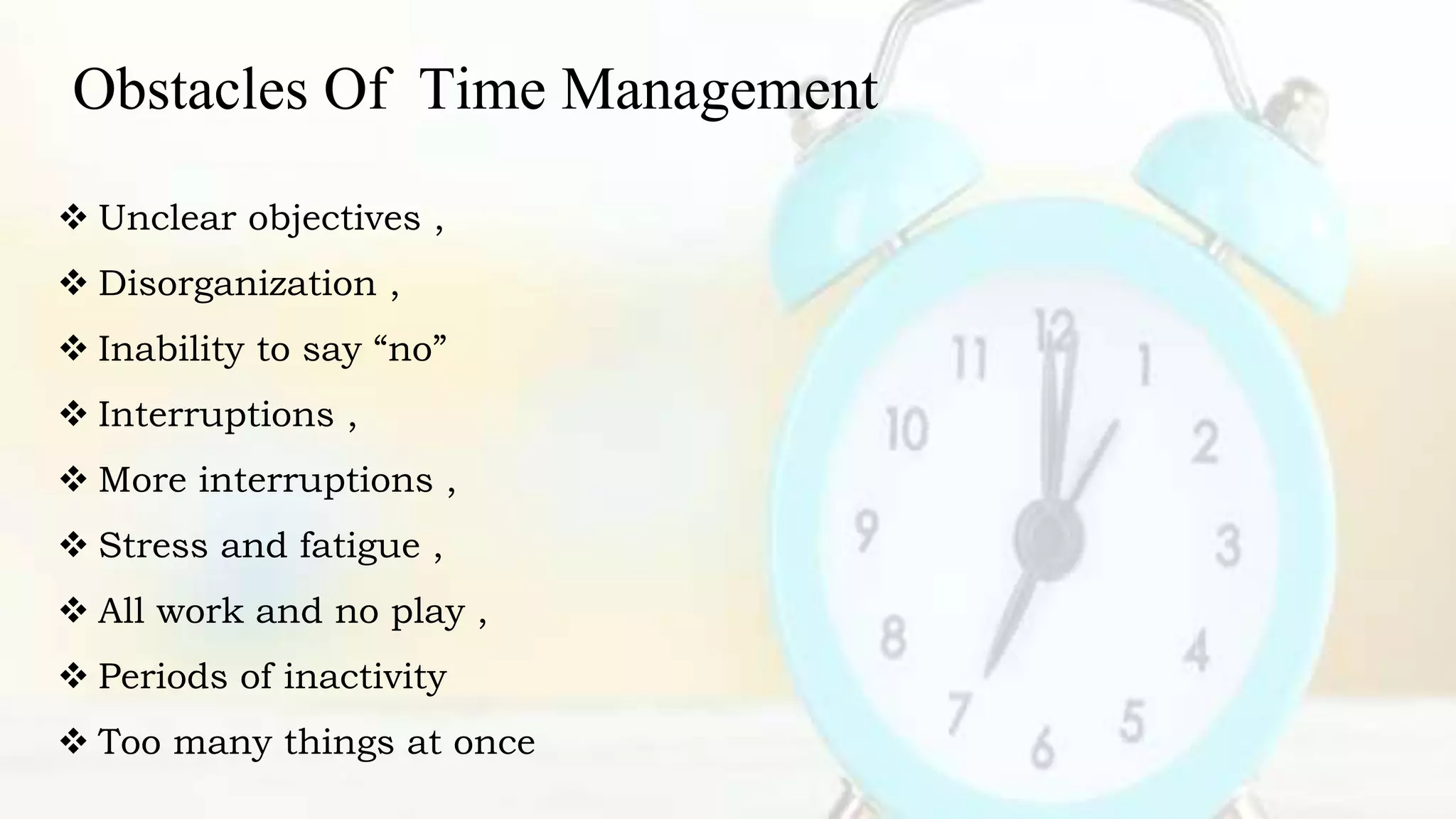 Effective Time Management | PPTX
