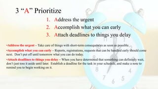 Effective Time Management | PPTX