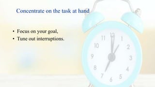 Effective Time Management | PPTX