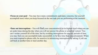 Effective Time Management | PPTX