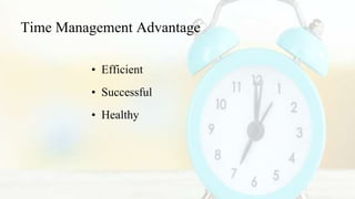 Effective Time Management | PPTX