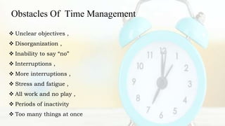 Effective Time Management | PPTX